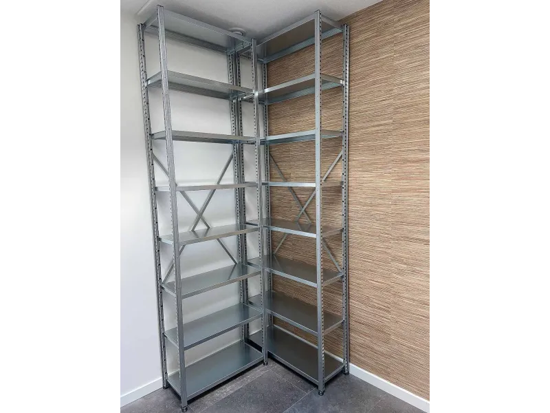 Stellingkast metaal | 200x105x50cm | 7 legborden